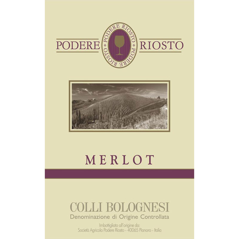 Merlot DOC - Vendita Online VINI ROSSI - Podere Riosto